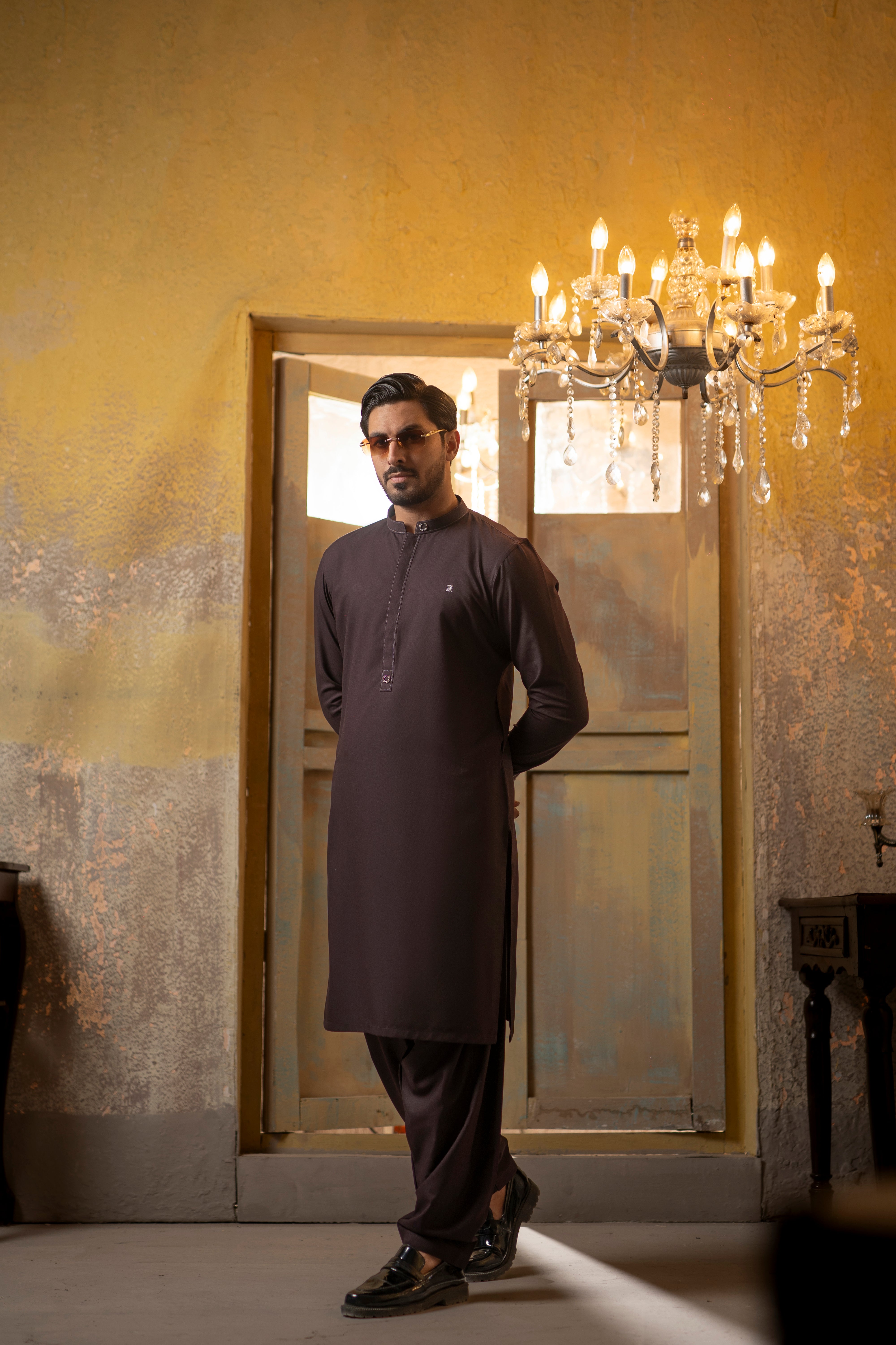 ROYAL PURPLE SHALWAR KAMEEZ – Kunzul Channar