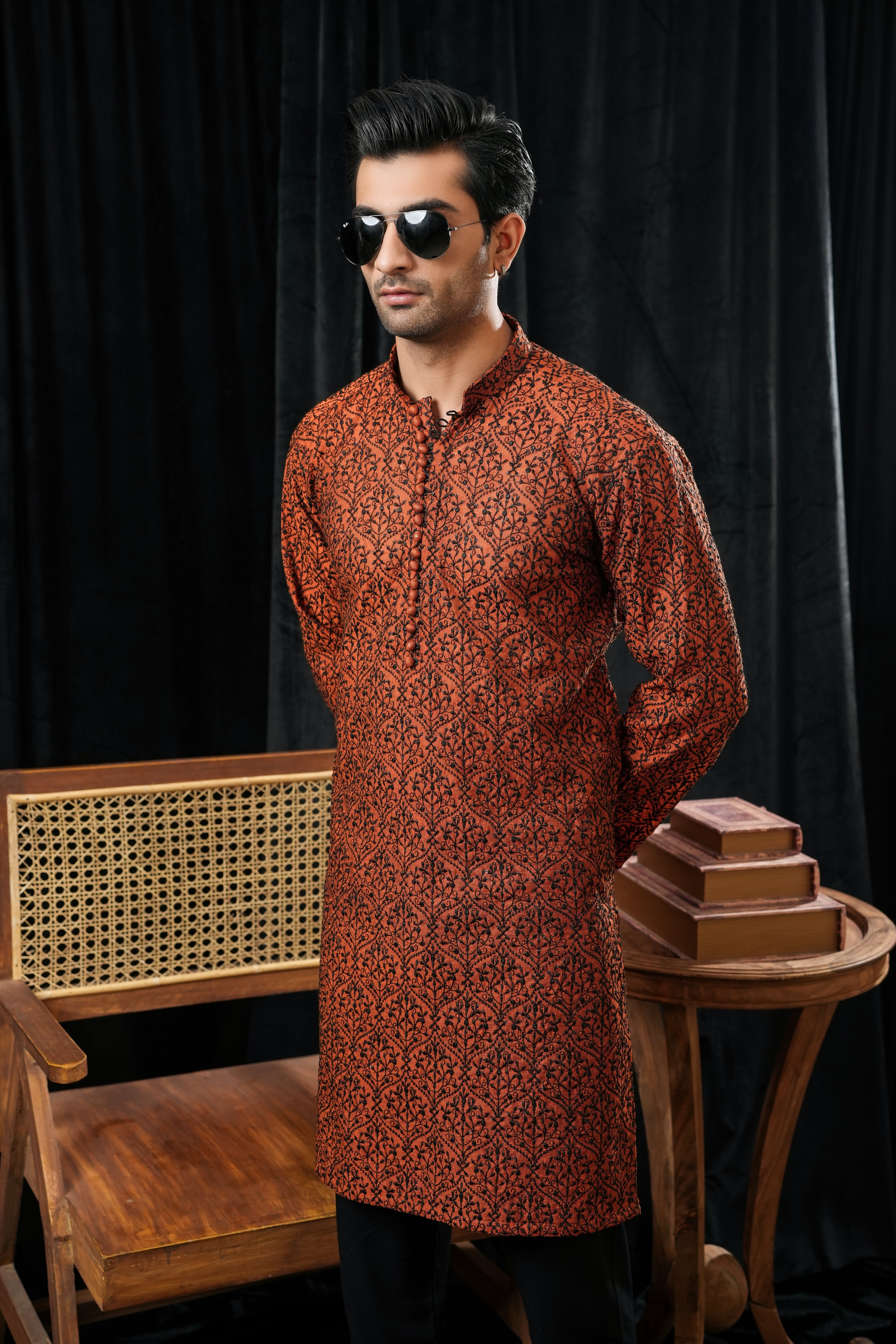 orange-black-emb – Kunzul Channar